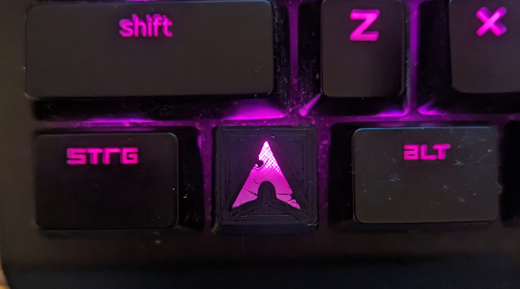 Keycap Linux Distro Logos - Arch, Ubuntu, Manjaro, Mint, SteamDeck by ...