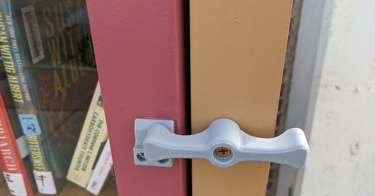 Latch for Sharing Library or Cabinet by Slotracer | Download free STL ...