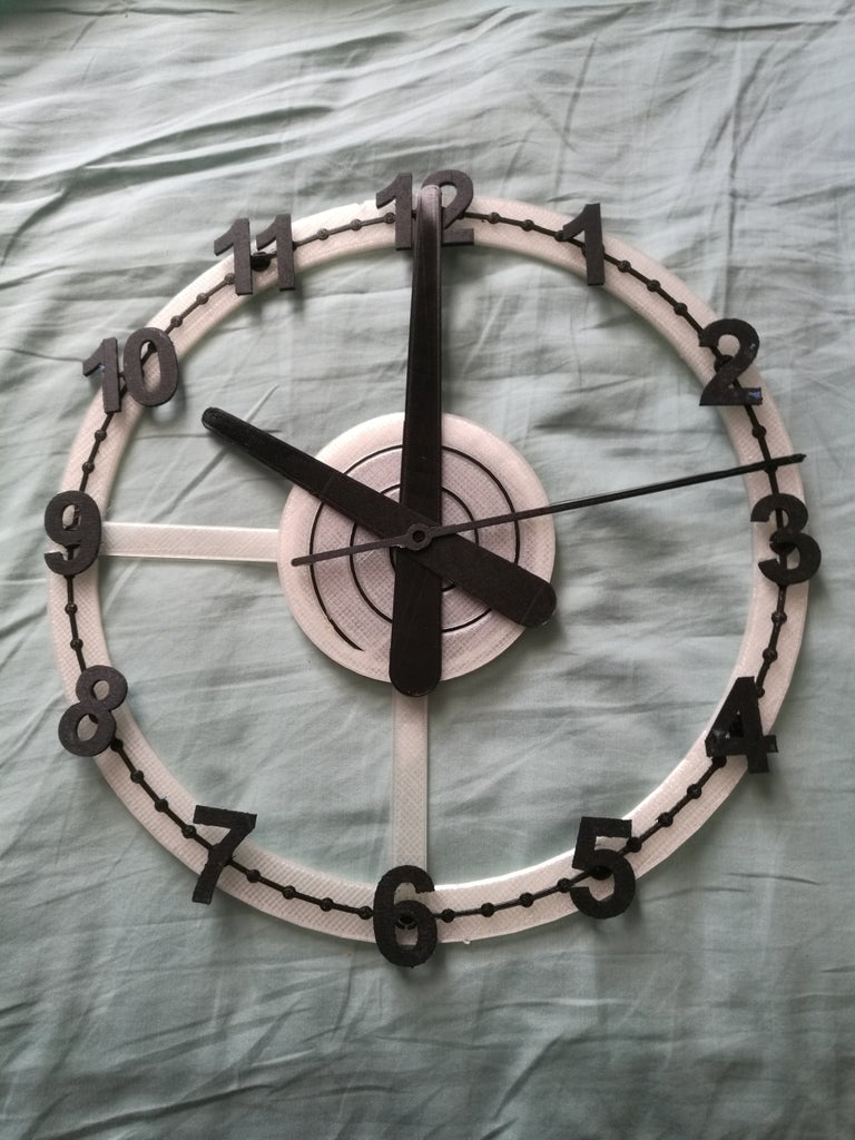 Wall Clock Mark II by Emanuele | Download free STL model | Printables.com