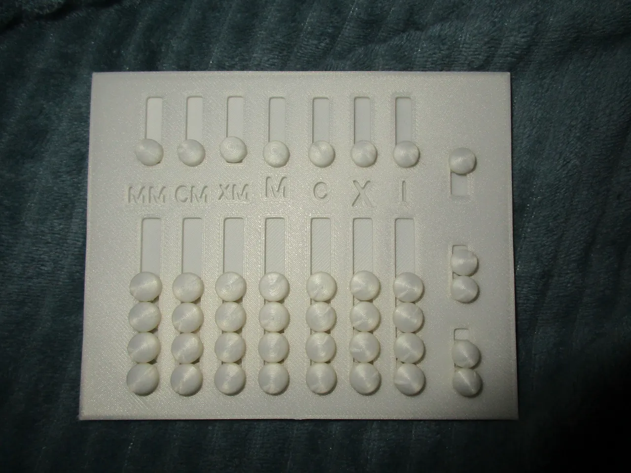 Ancient Roman Abacus (functioning) by Cabista | Download free STL model ...