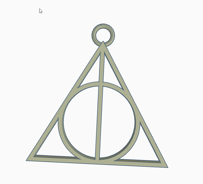 Harry Potter Deathly Hallows Pendant By Roguecmdr3d Download Free