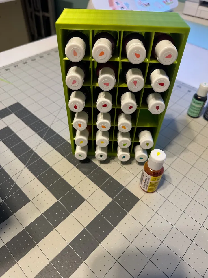 Food Coloring Organizer by Baughb | Download free STL model ...