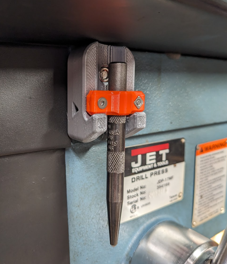 Center Punch Hanging Bracket by Extra Fox | Download free STL model ...