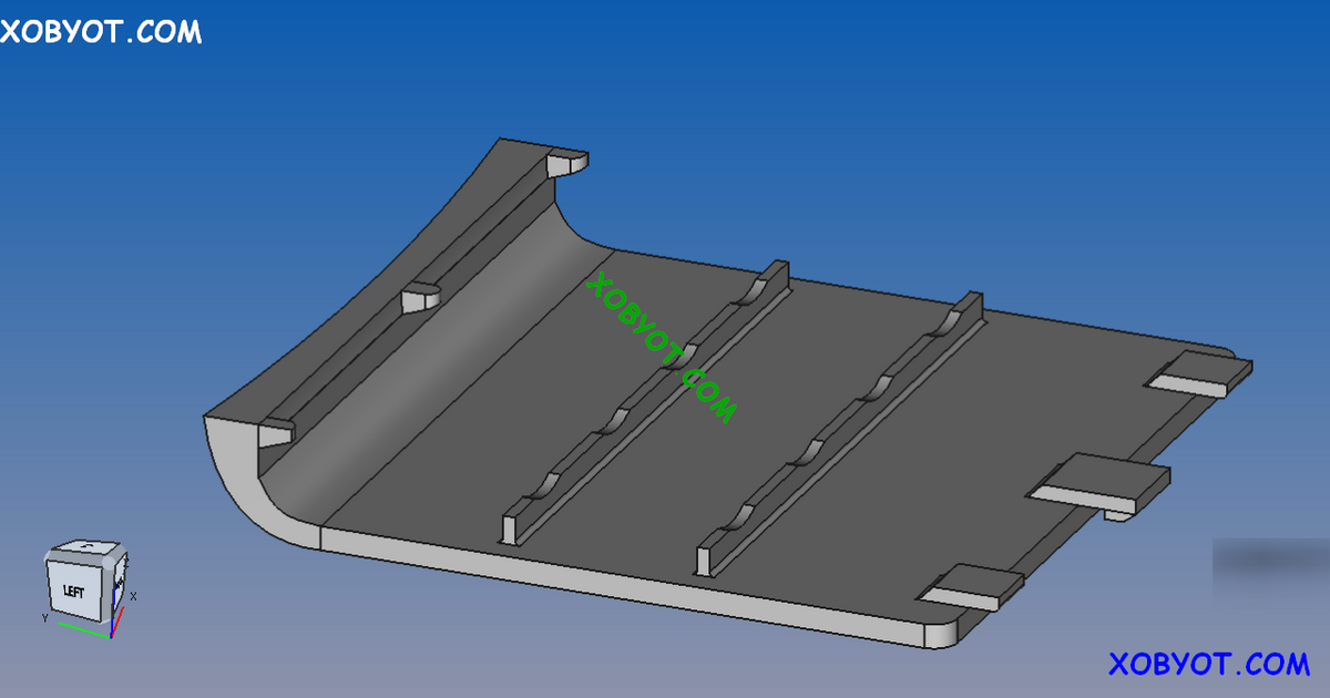 Battery Cover for Spectrum DX2M Stick Radio by Zedic | Download free ...