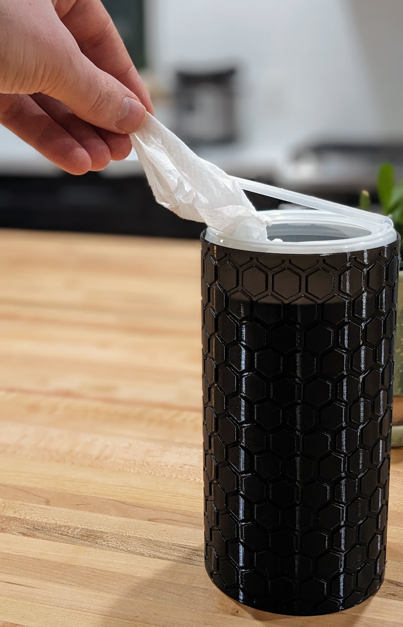 Disinfecting Wipe Decorative Cover by makewithjake | Download free STL ...