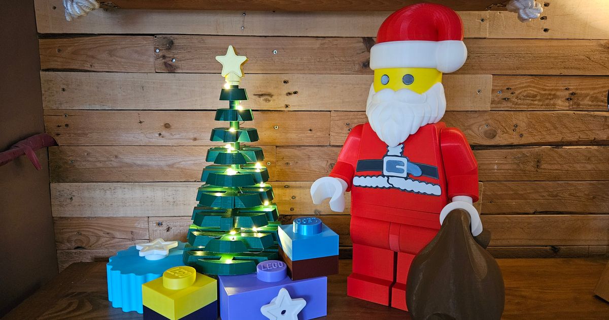 Lego Inspired Presents For 10x Santa by EMN | Download free STL model ...