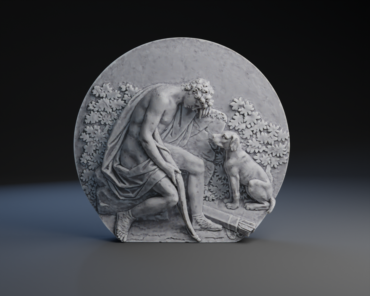 Apollo and his Dog por Peter Farell | Descargar modelo STL gratuito ...