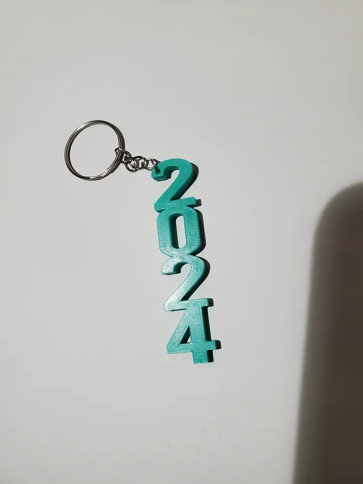 2024 keychain by Luka 3D | Download free STL model | Printables.com