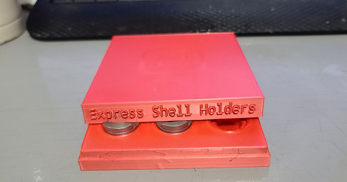 Lee Express Shell Holders Case by MississippiPapa | Download free STL ...