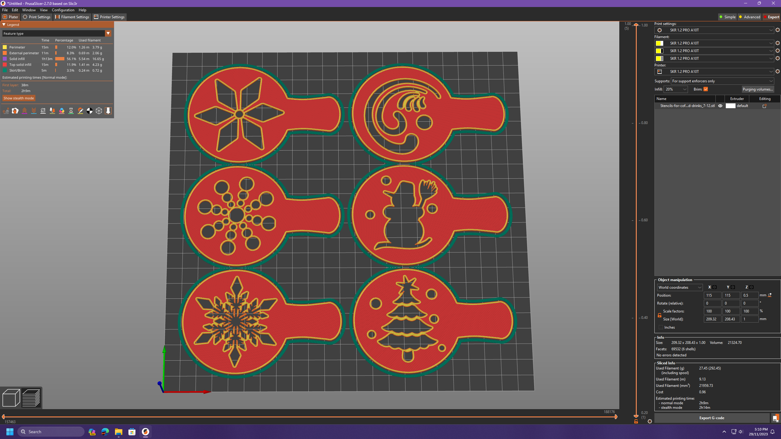 Coffee and Hot Drink Stencils by Clod Stomper Productions | Download ...