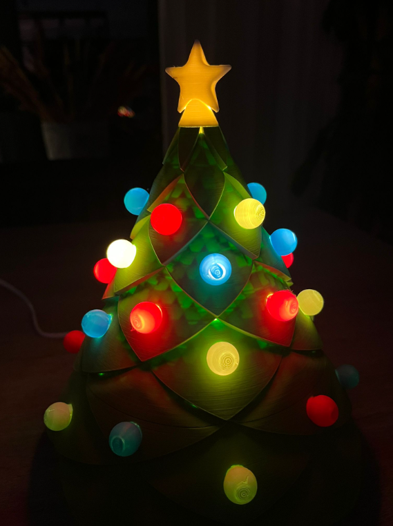 Christmas Tree lamp by Panda | Download free STL model | Printables.com