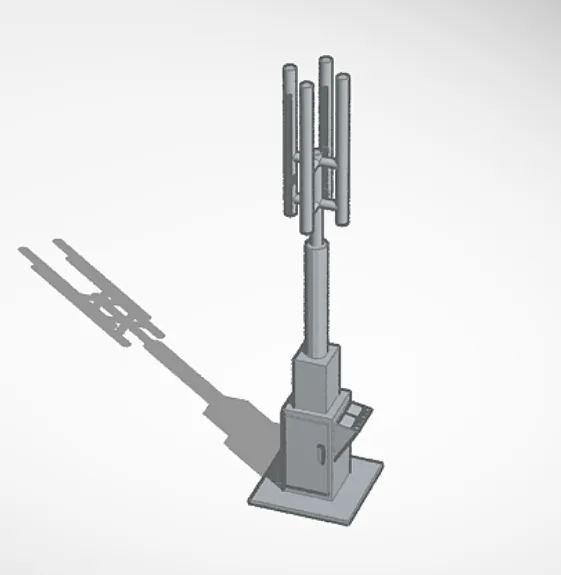Radio Relay Tower 32mm by Lord_Vejlin | Download free STL model ...
