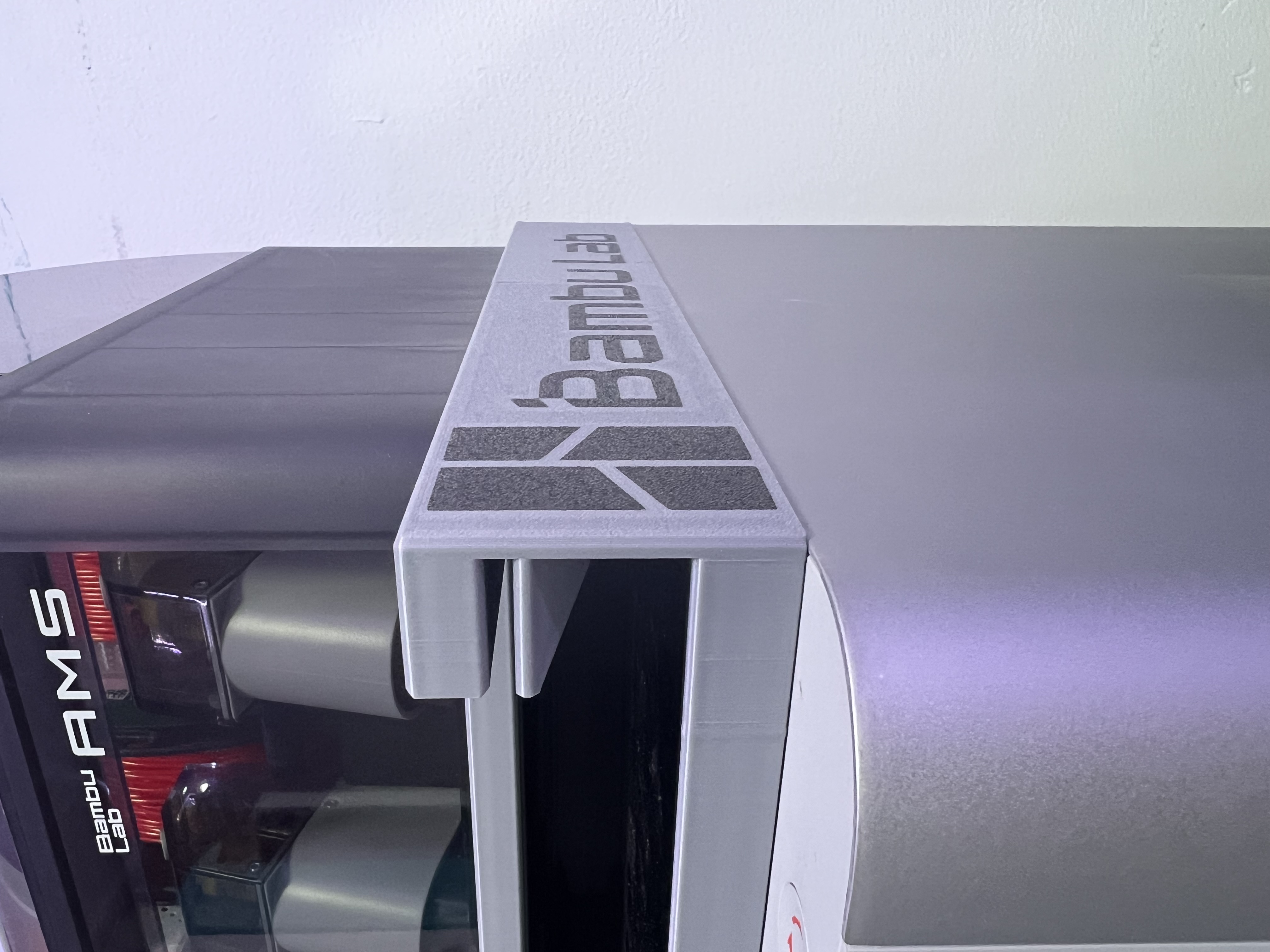 X3D HUB v3 - Bambu AMS Riser with cob/led strip option. by DutchWorkX3D ...