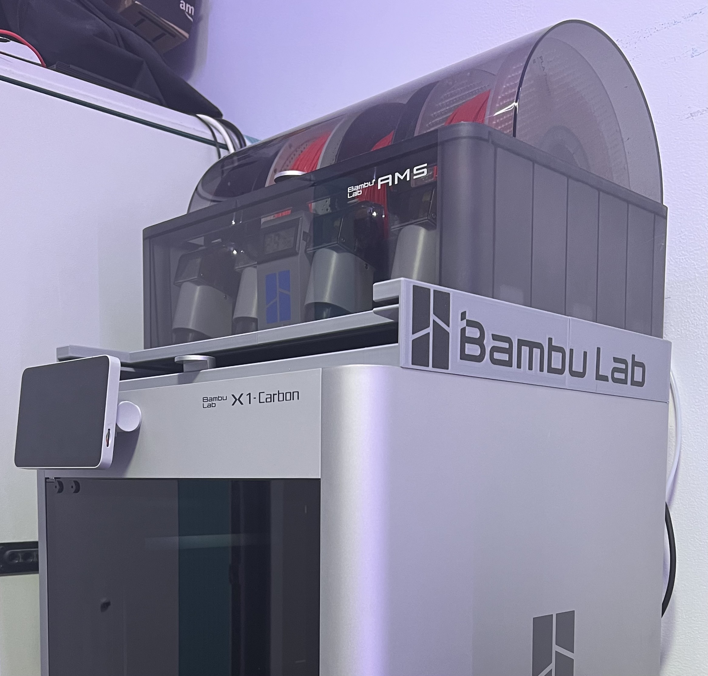 X3D HUB v3 - Bambu AMS Riser with cob/led strip option. by DutchWorkX3D ...