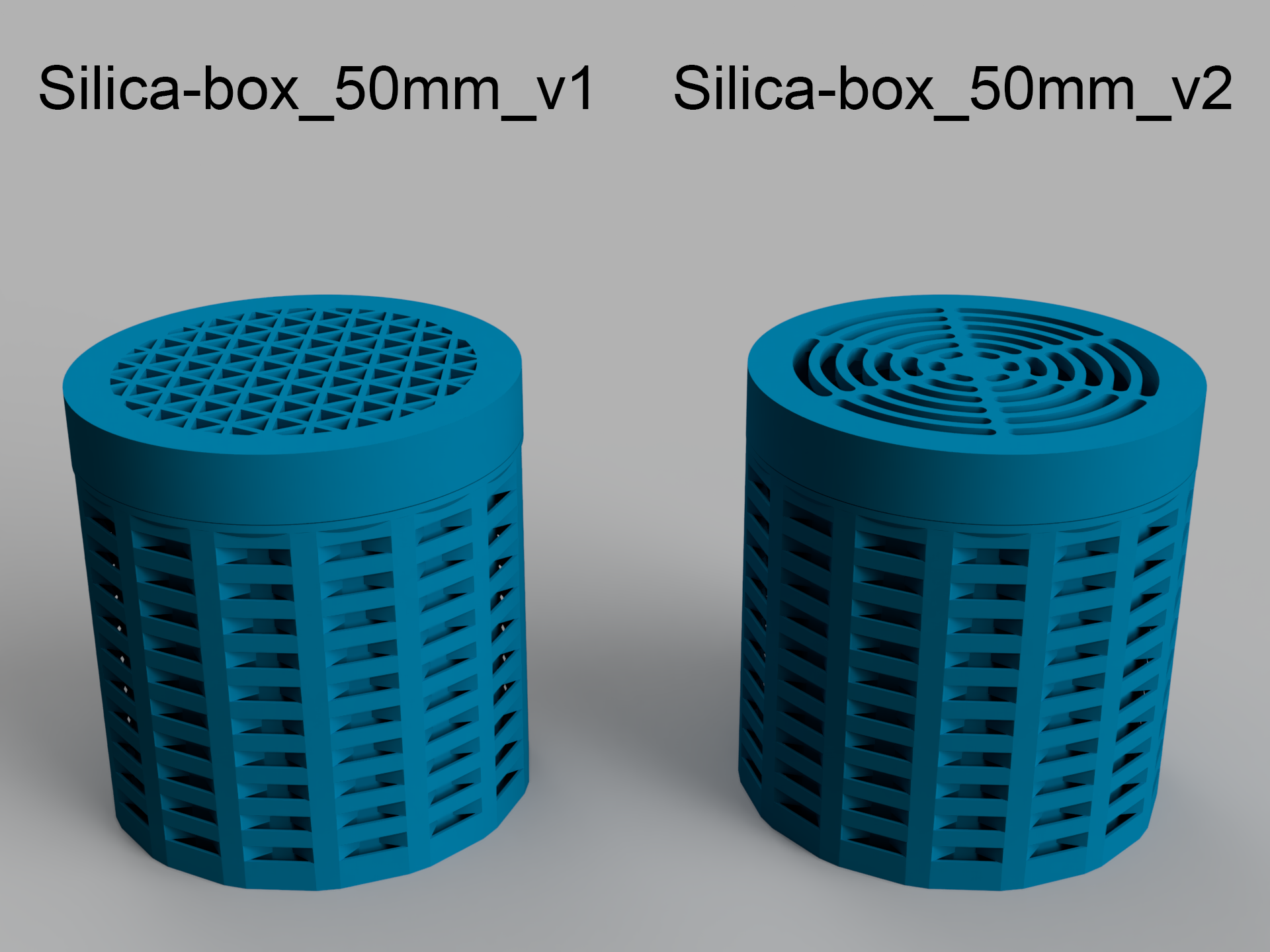 Silica-Gel-box (spool-container, optimized for super fast print) von 3D ...