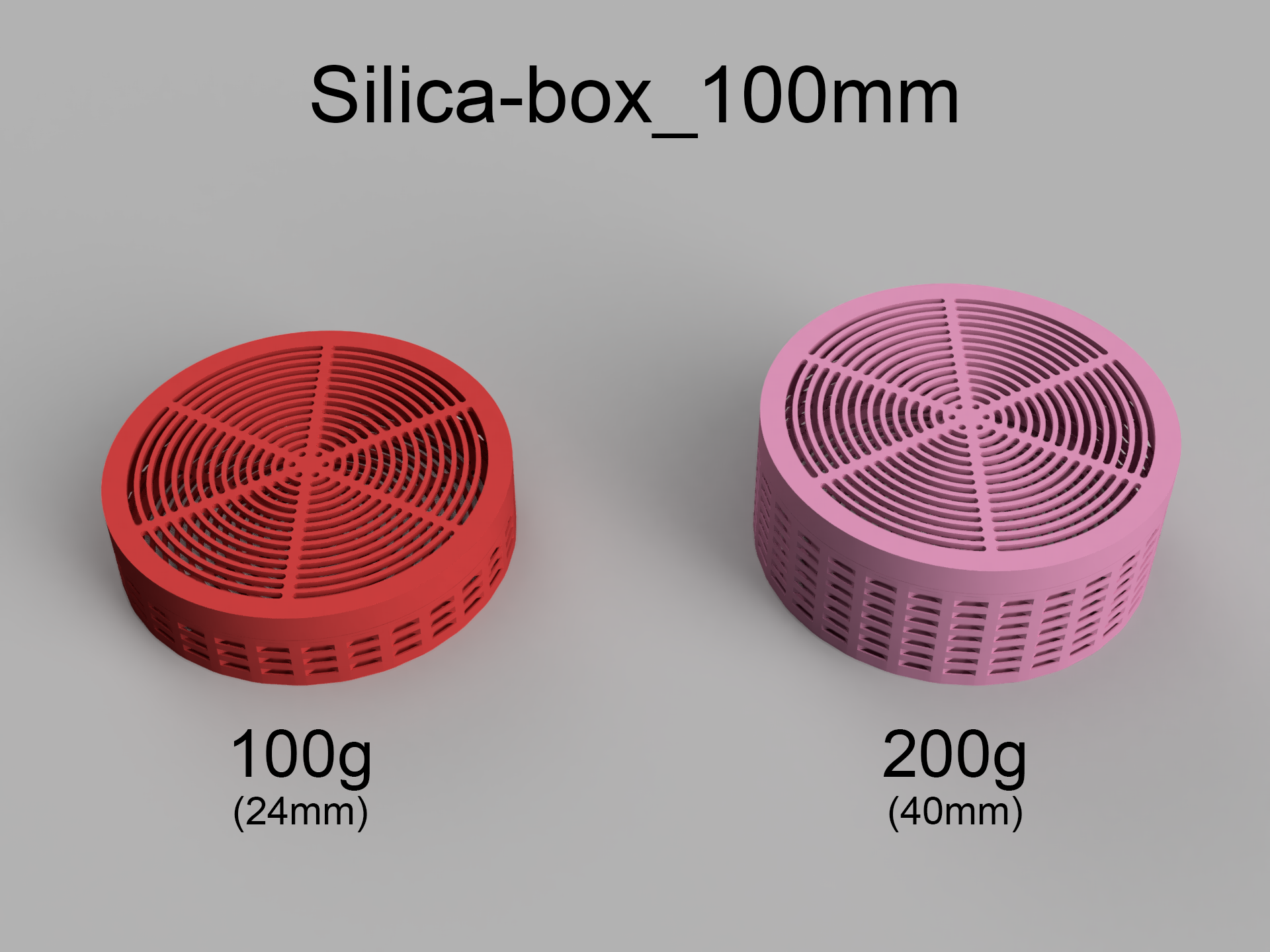 Silica-Gel-box (spool-container, optimized for super fast print) by 3D ...