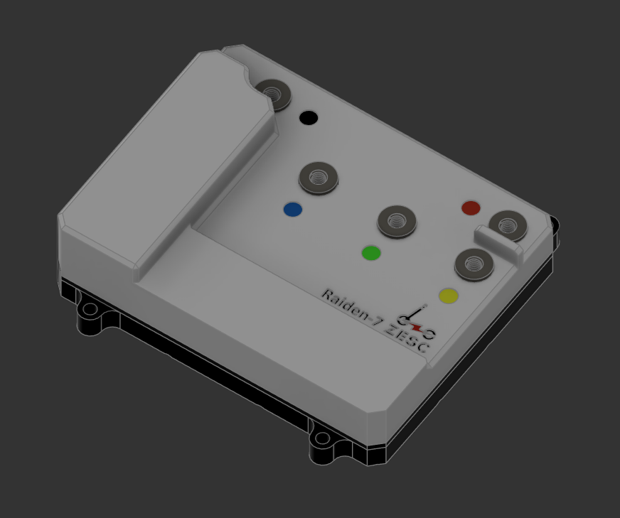 Raiden 7 Vesc ZESC by auden_builds | Download free STL model ...