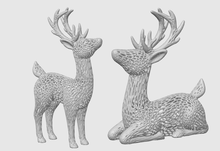Voronoi Deer by Štístko | Download free STL model | Printables.com