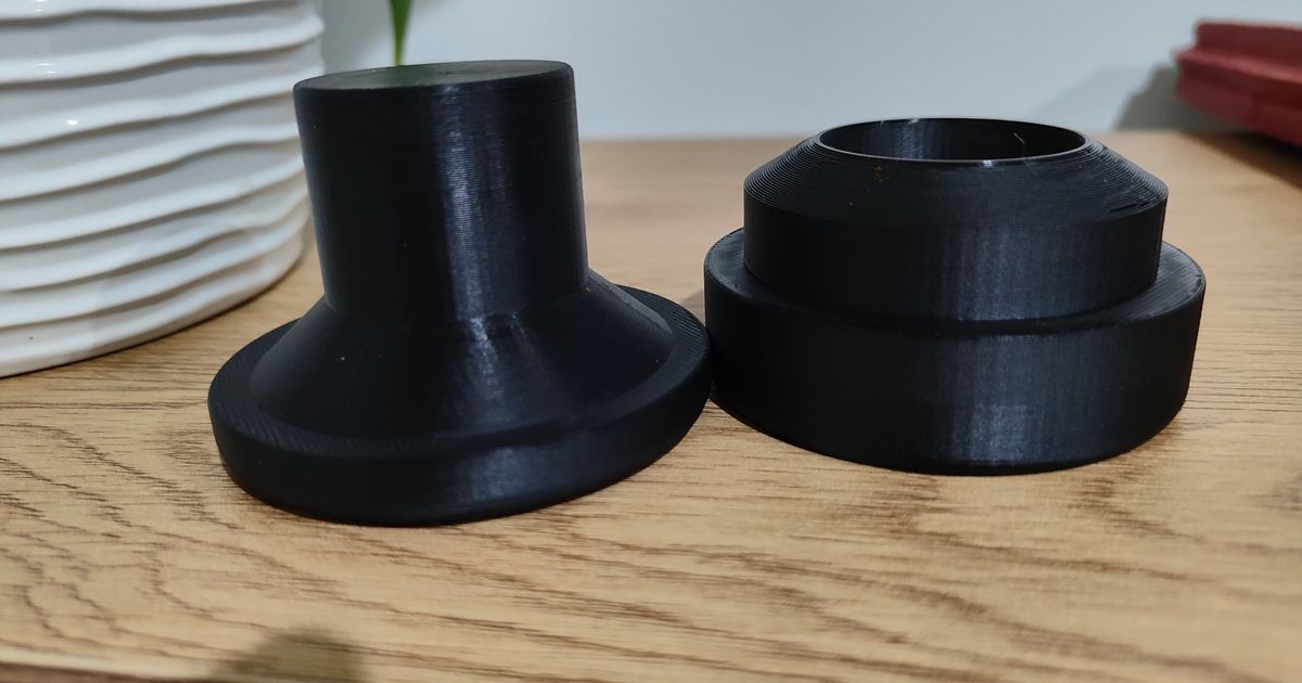 Coffee Single Dose Funnel and Tamper by Ernie | Download free STL model ...