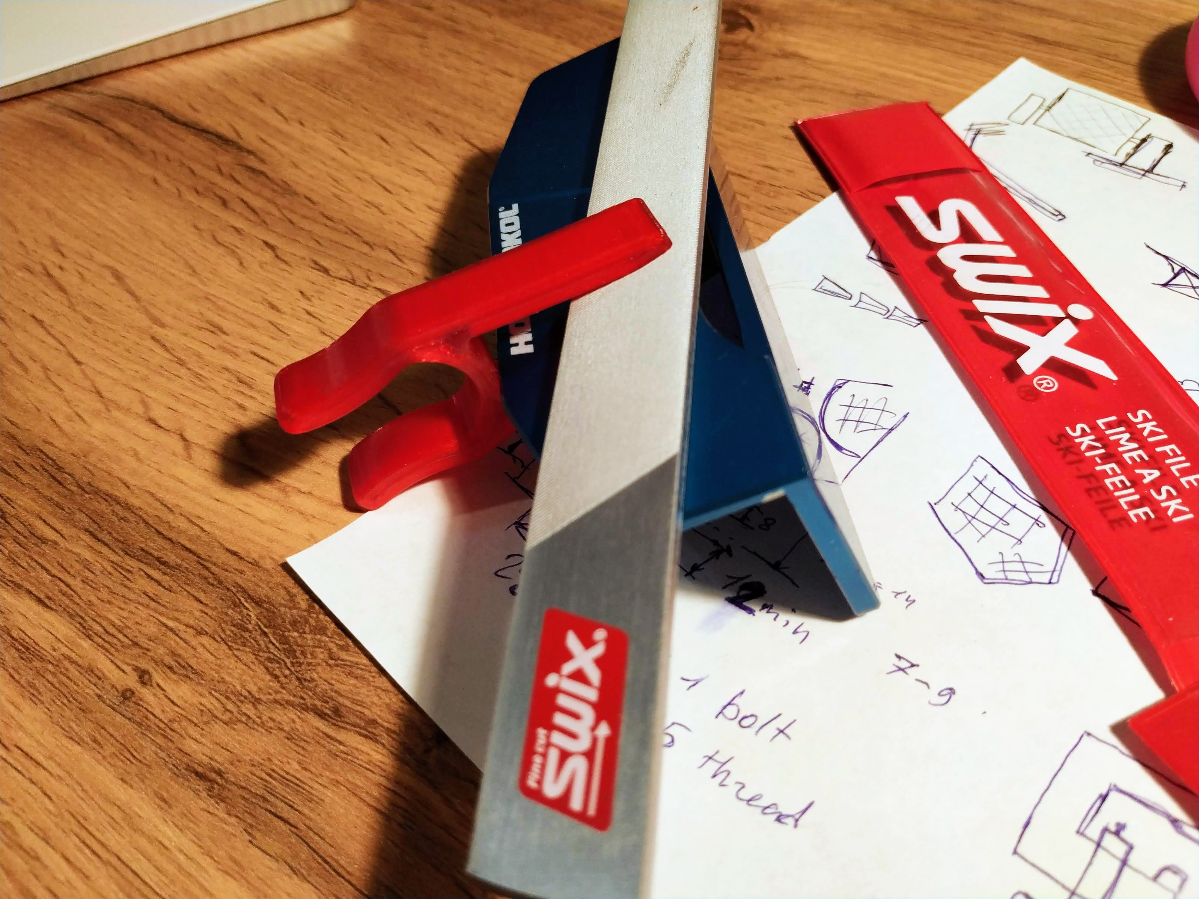 Ski Edge File Guide Holder Clip by gleb_sexy | Download free STL model ...