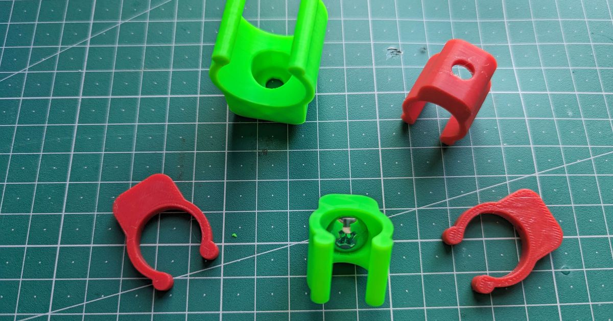 Parametric Conduit Clip by 5tuff | Download free STL model | Printables.com
