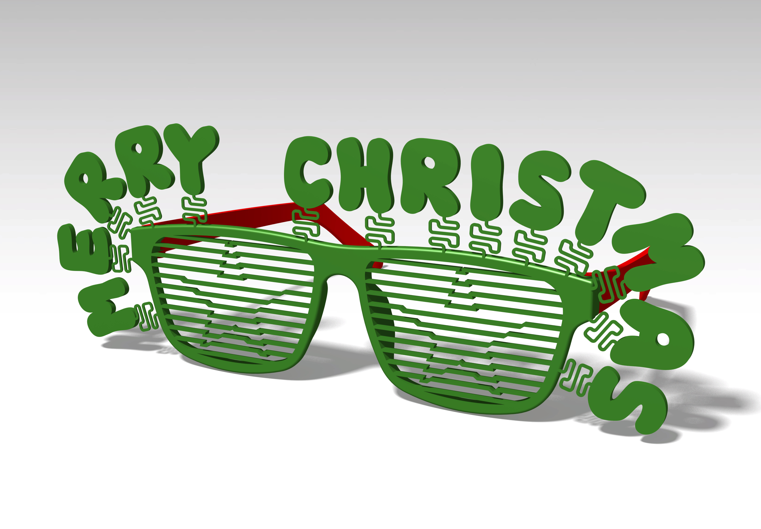 Bobble Merry Christmas Glasses By Rorys3d Download Free Stl Model
