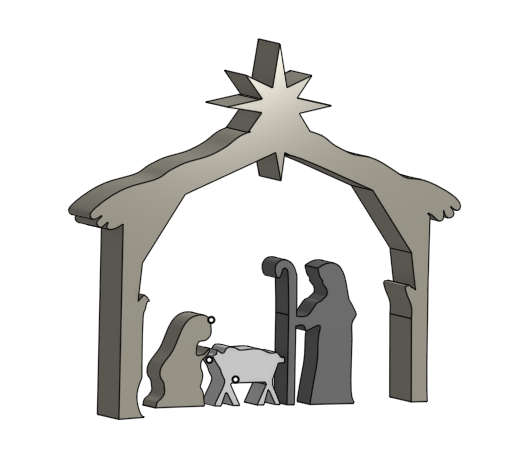 25 DAYS OF 3D PRINTING CHRISTMAS No.4 Nativity set pieces by Master ...