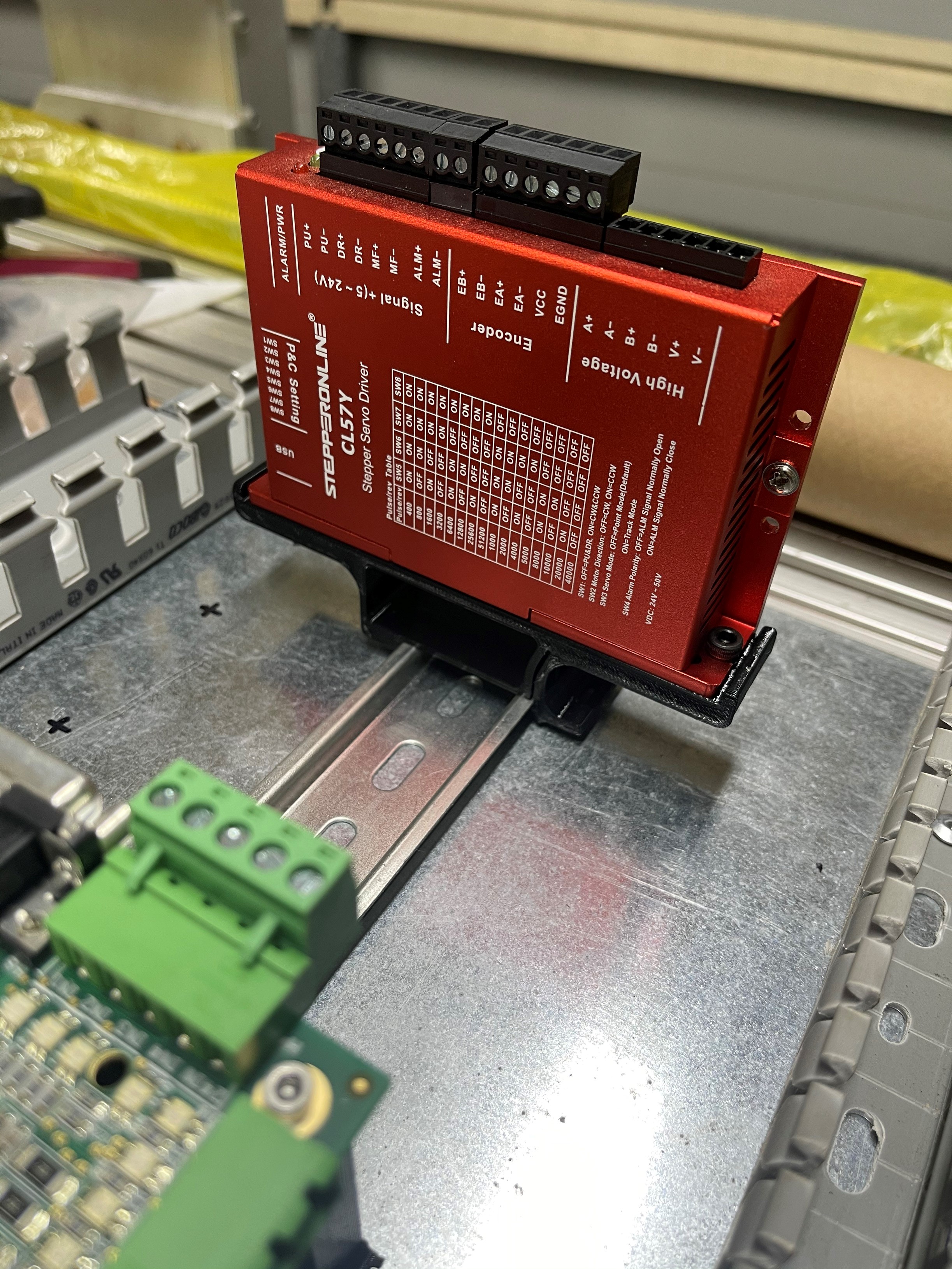 CL57Y Stepper Driver DIN Rail Mount by Sirhaxxalot | Download free STL ...