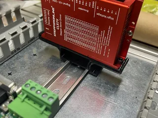 CL57Y Stepper Driver DIN Rail Mount by Sirhaxxalot | Download free STL ...