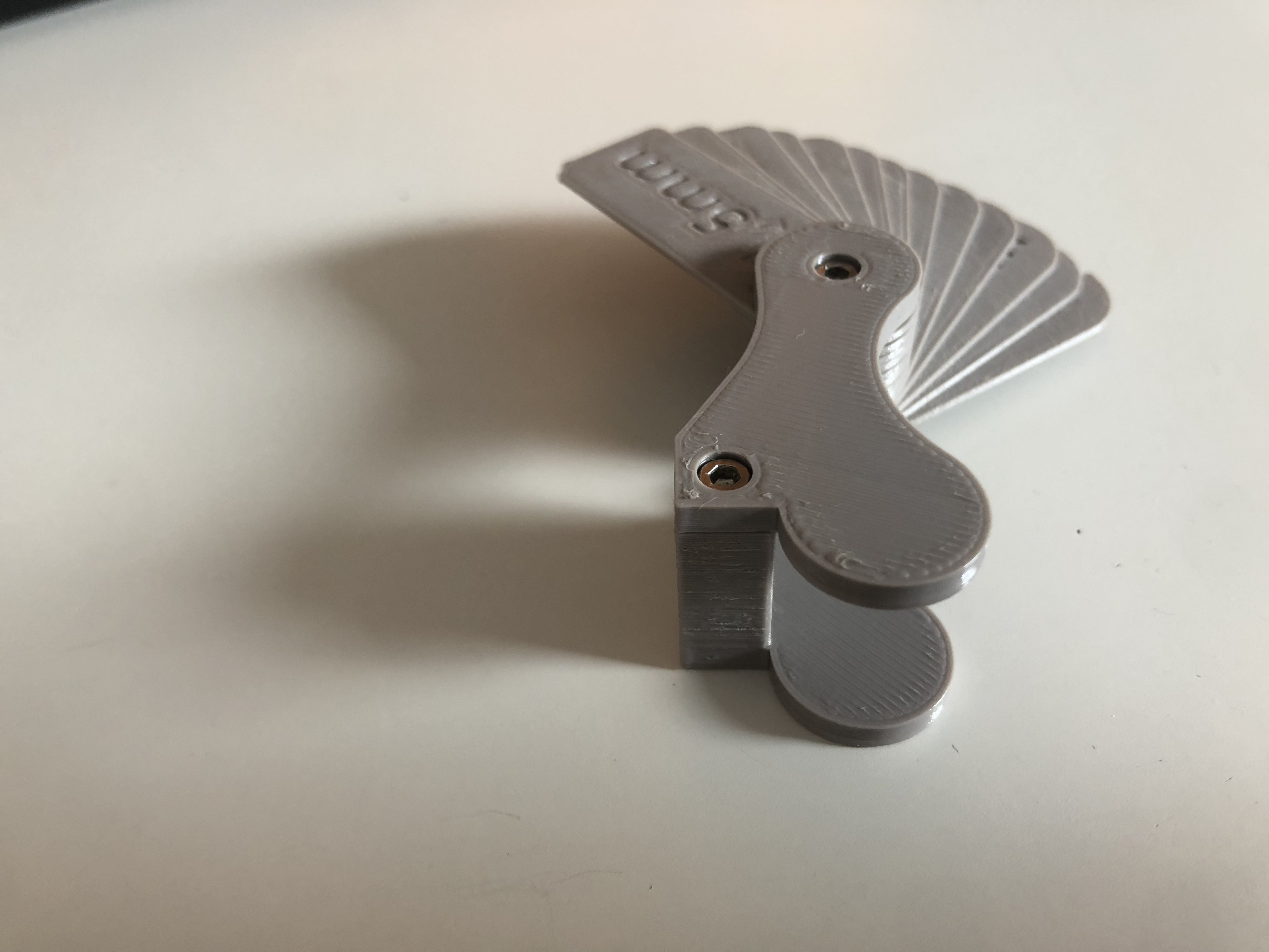 Radien-Lehre by Fy@TOWILab | Download free STL model | Printables.com