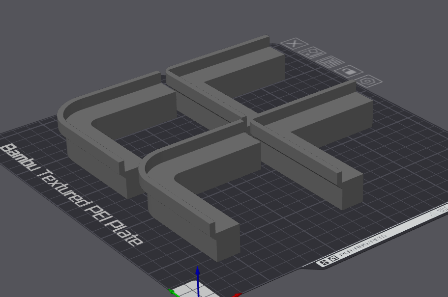 Lid Riser Corners Only by Ben Setliff | Download free STL model ...