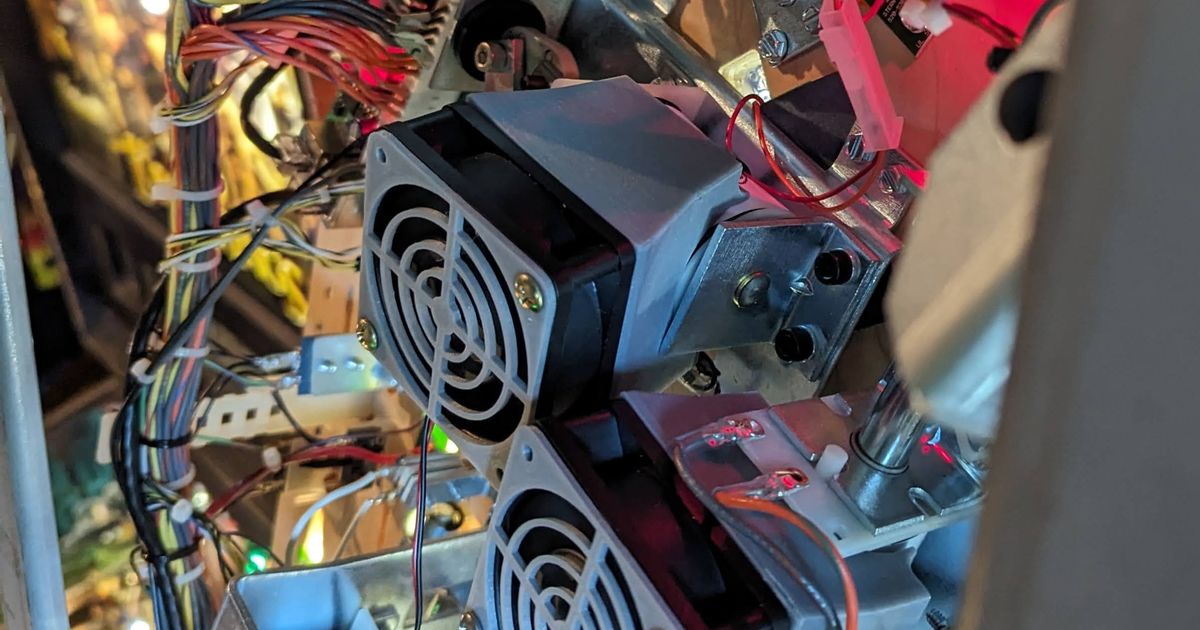 flipper coil fan mount by sorokyl | Download free STL model ...