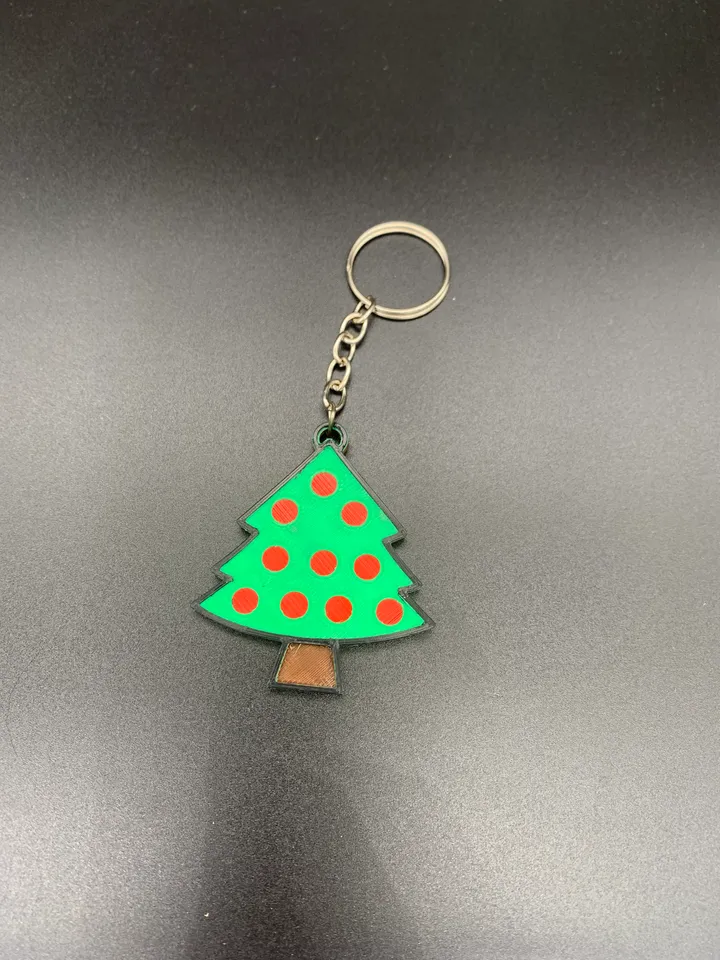 Christmas keychain by Happy | Download free STL model | Printables.com
