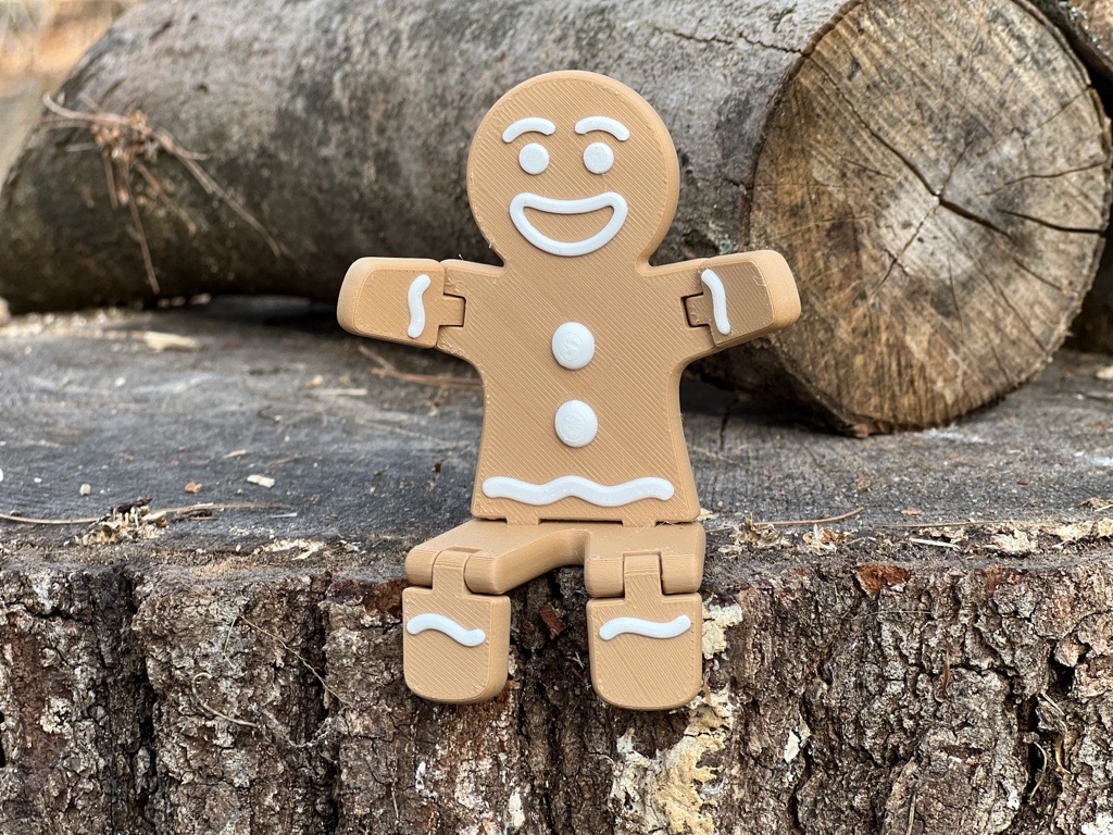 Easy Filament Swap Gingerbread Cookie By Overture3d Download Free Stl Model