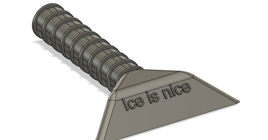 Ice scraper by 214462948 | Download free STL model | Printables.com