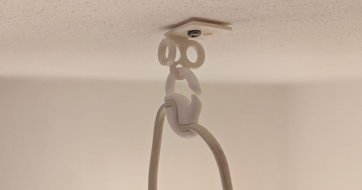 Cable Hook - with opening for hooking in by Robert S. | Download free ...