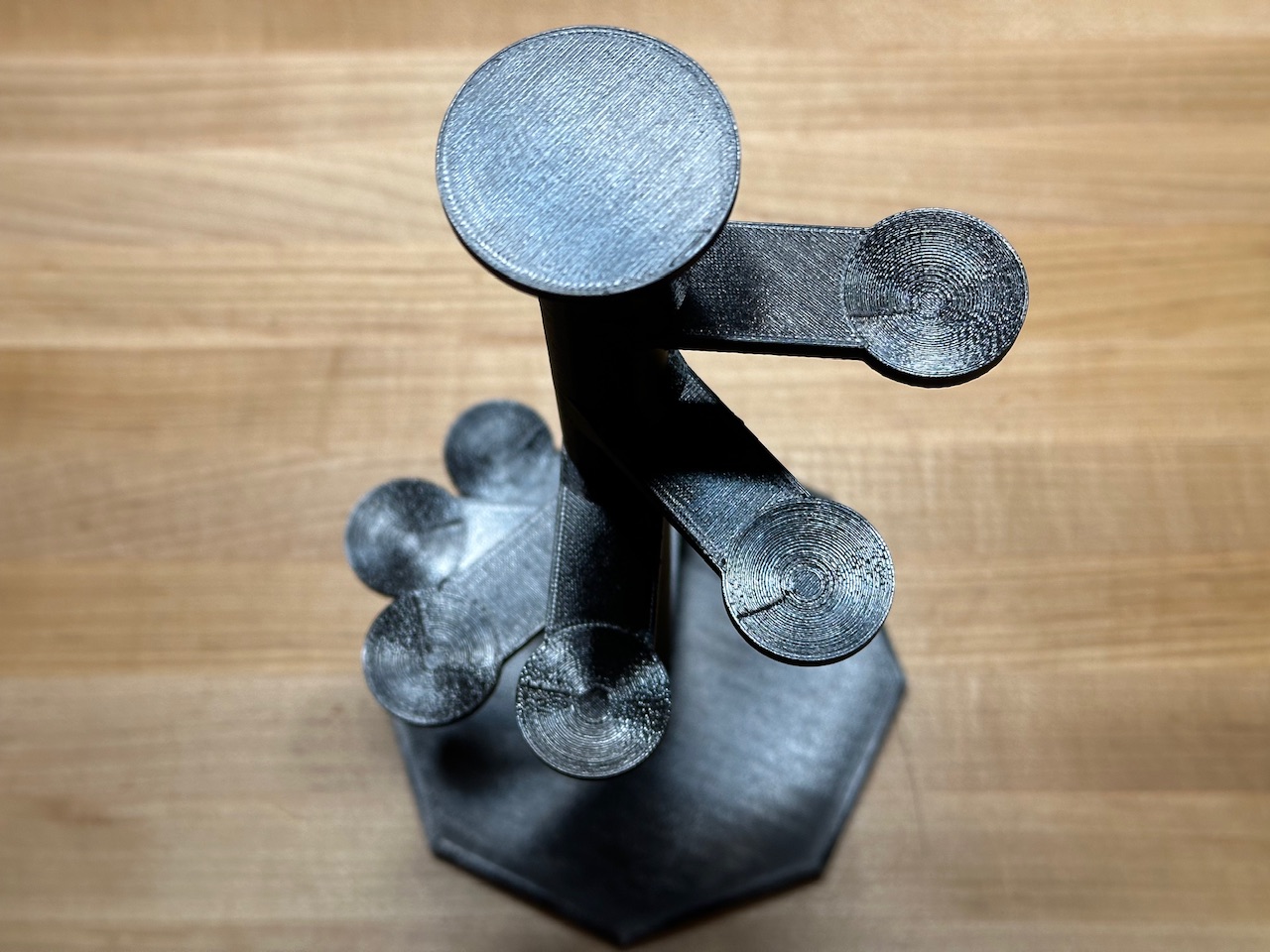 Stand for eight - 50mm rock spheres by 3DBob | Download free STL model ...