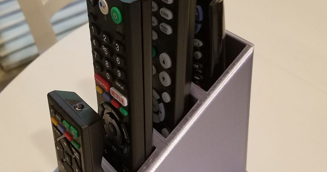 Remote Control Caddy by TBatt | Download free STL model | Printables.com