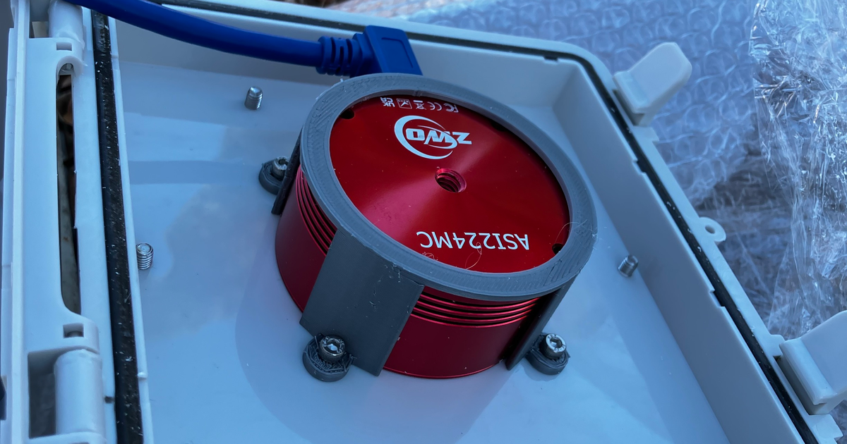 ZWO ASI224MC Bracket by MrBriggs | Download free STL model | Printables.com