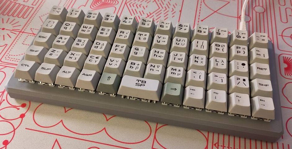 A⋅TE⋅B1 Ortholinear Keyboard by dodecadron | Download free STL model ...