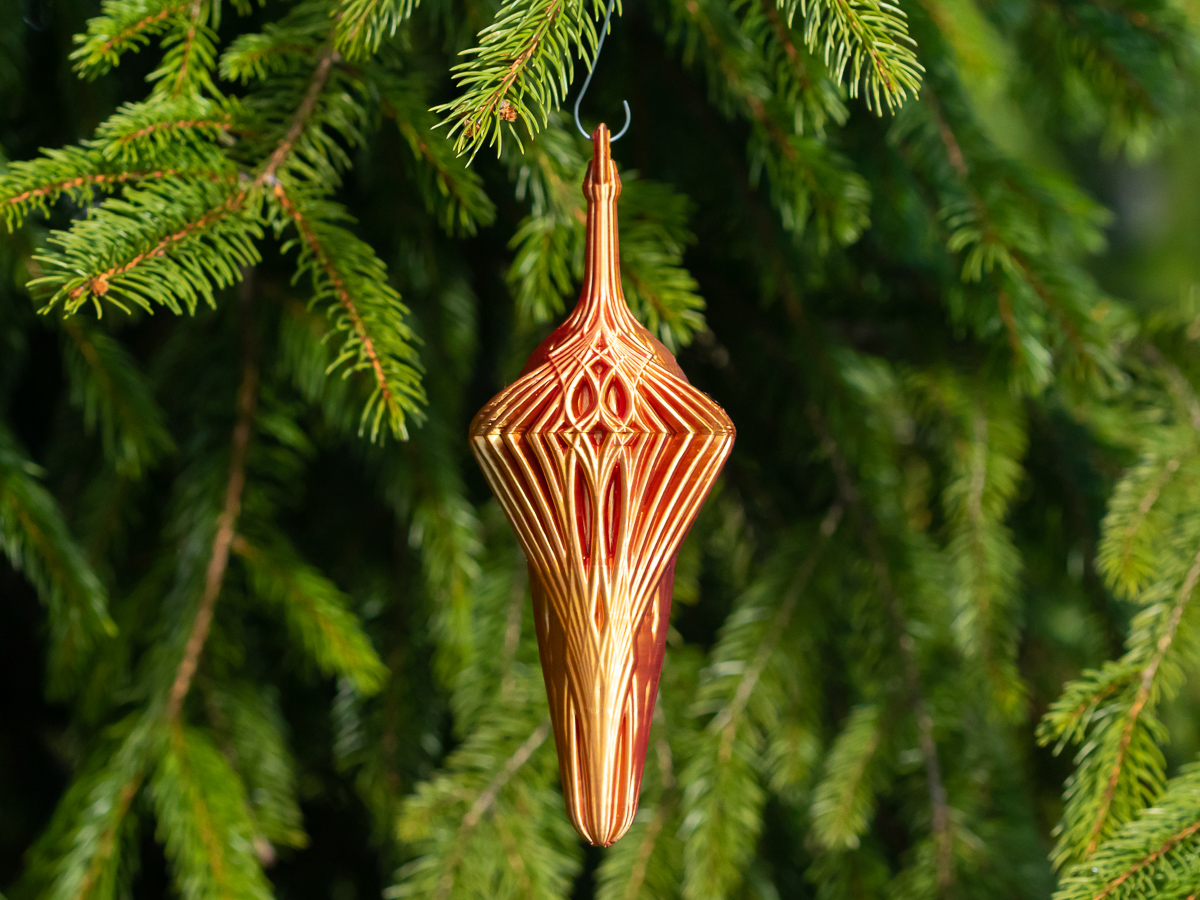 Grand Kaleidoscope Teardrop Ornament by Dazus K | Download free STL ...