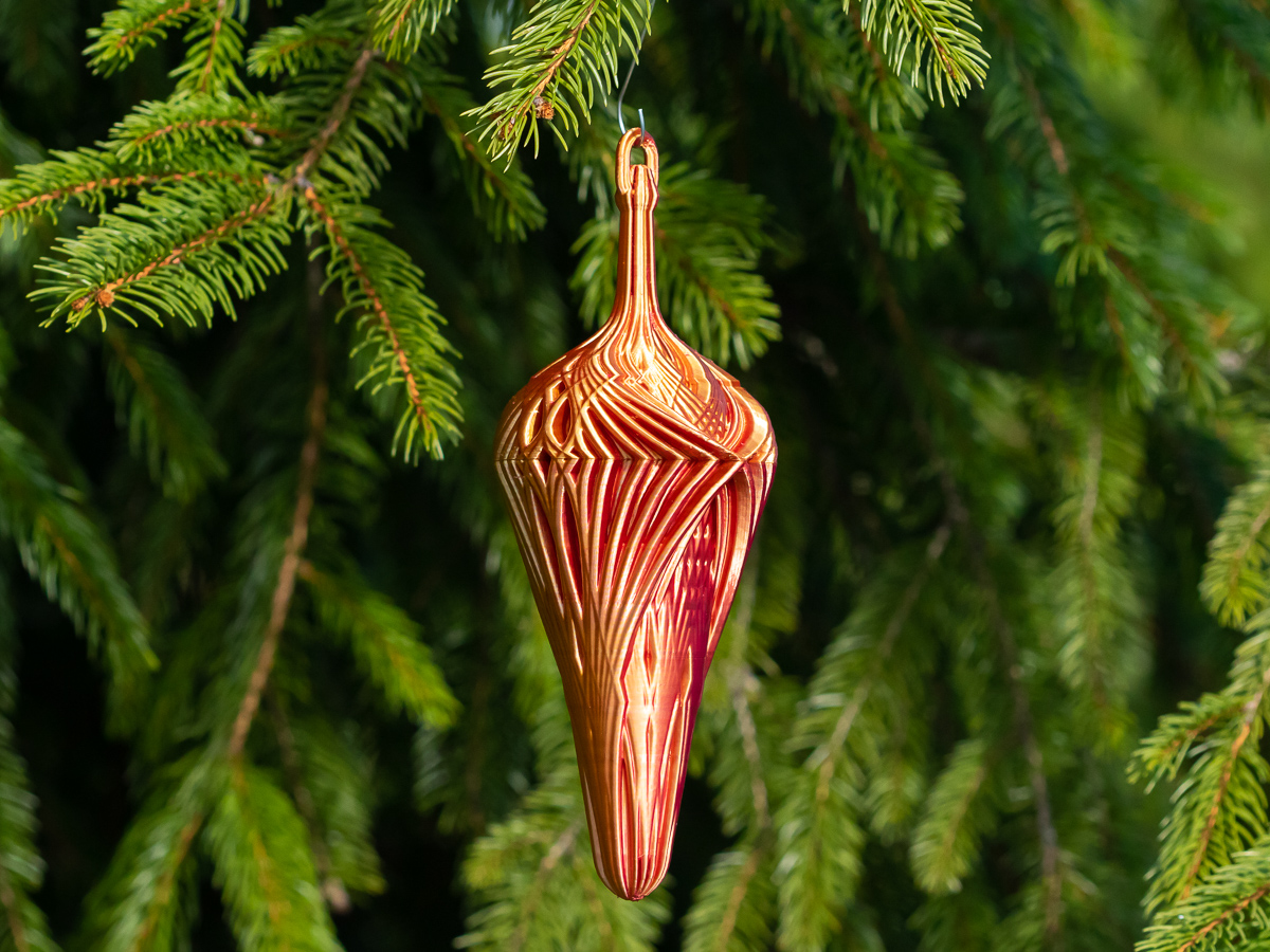 Grand Kaleidoscope Teardrop Ornament by Dazus K | Download free STL ...