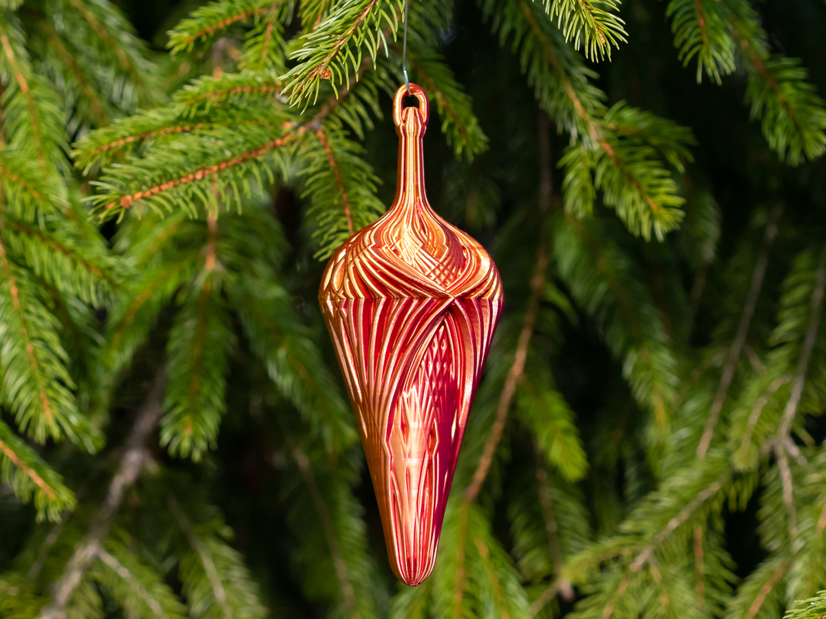Grand Kaleidoscope Teardrop Ornament by Dazus K | Download free STL ...