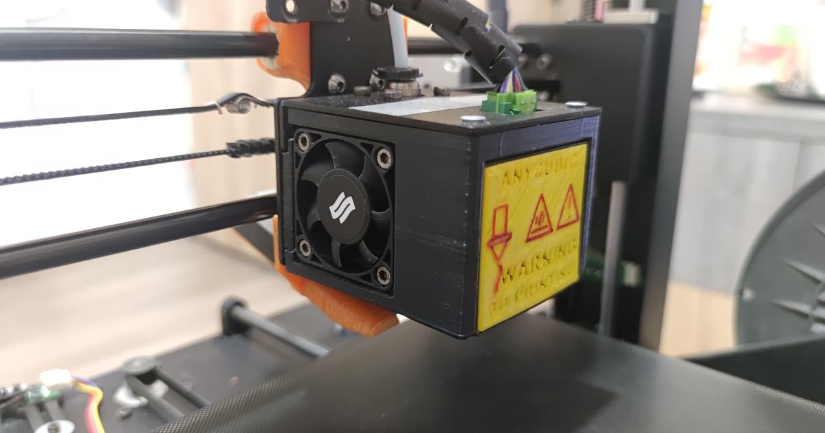 Anycubic i3 mega S hotend cover by AdrianM. | Download free STL model ...