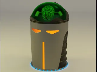 The Brain (Doom Patrol) by Matt Kornblum | Download free STL model ...