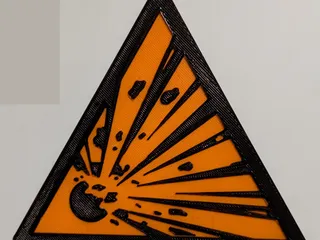 explosion plate by Wradis | Download free STL model | Printables.com