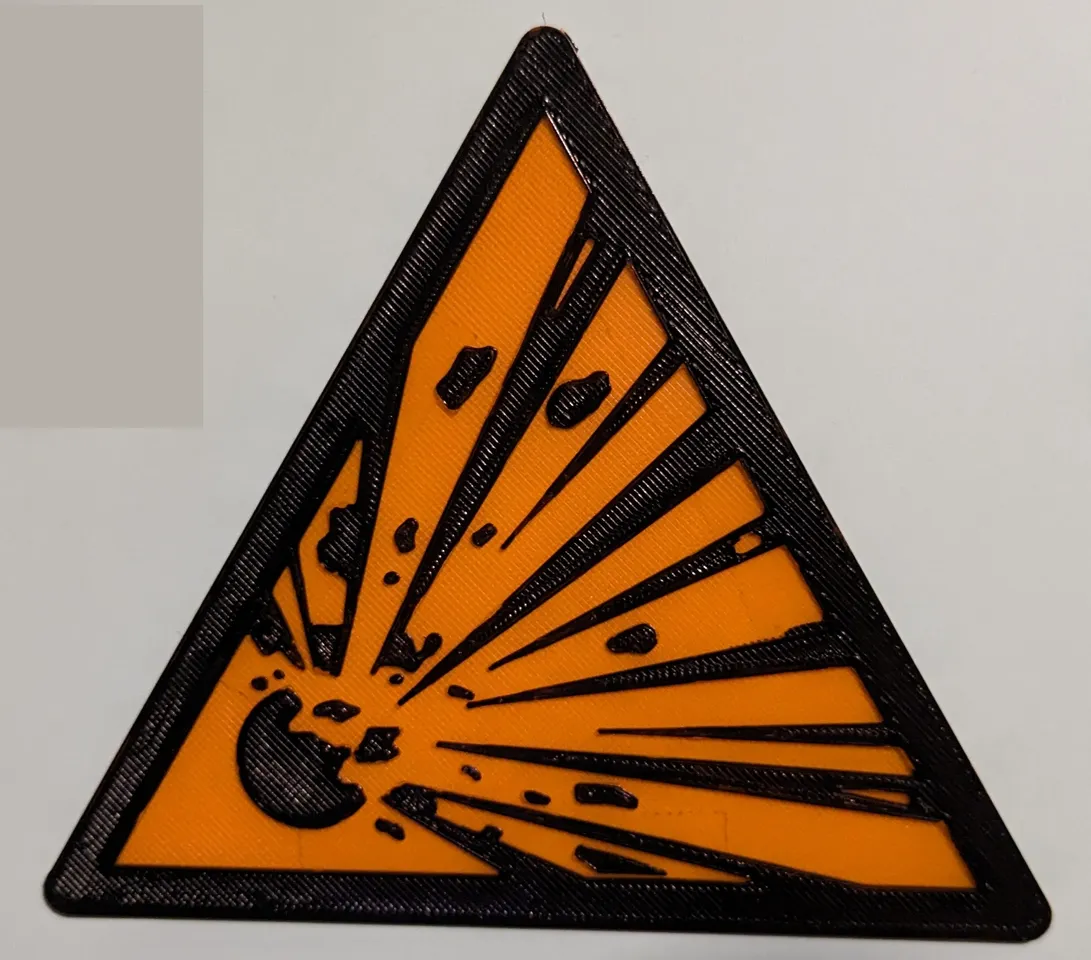 explosion plate by Wradis | Download free STL model | Printables.com