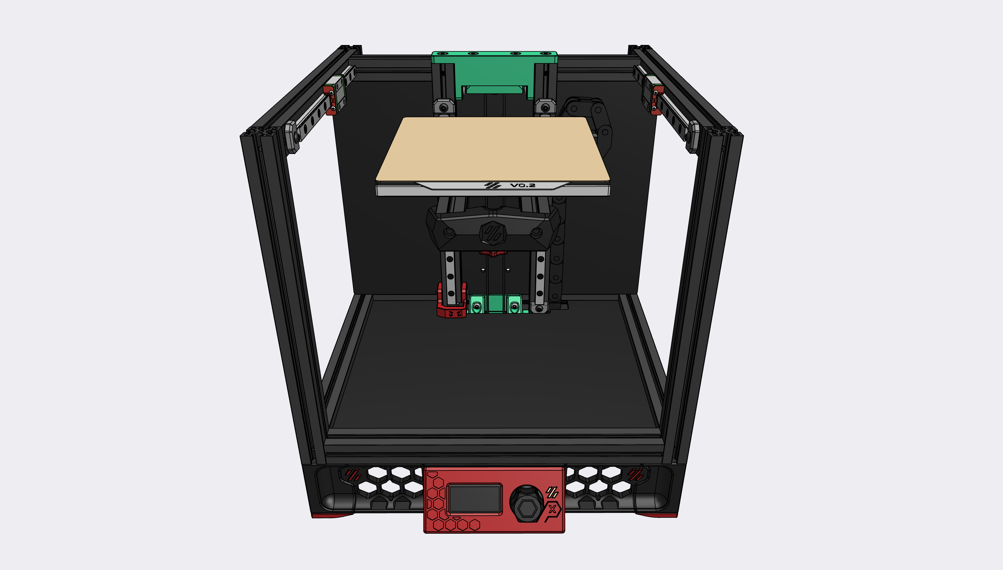 Voron0.2 Belted Z drive - using geared stepper (POWERFUL) by djeZo888 ...