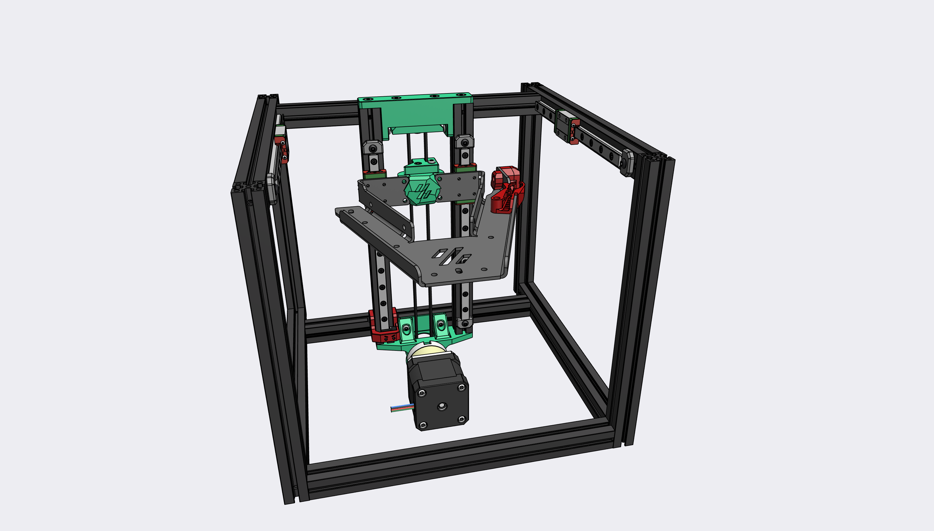 Voron0.2 Belted Z drive - using geared stepper (POWERFUL) by djeZo888 ...