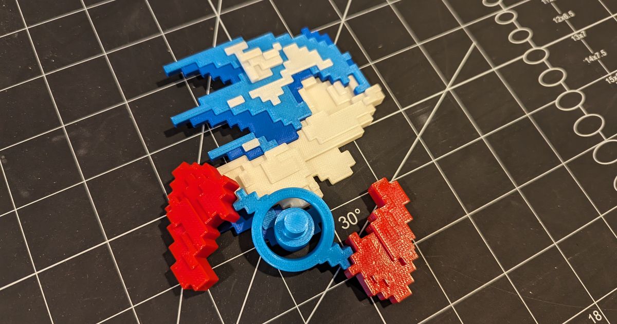 Sonic The Hedgehog Fidget Spinner - Split Files by Scoo | Download free ...